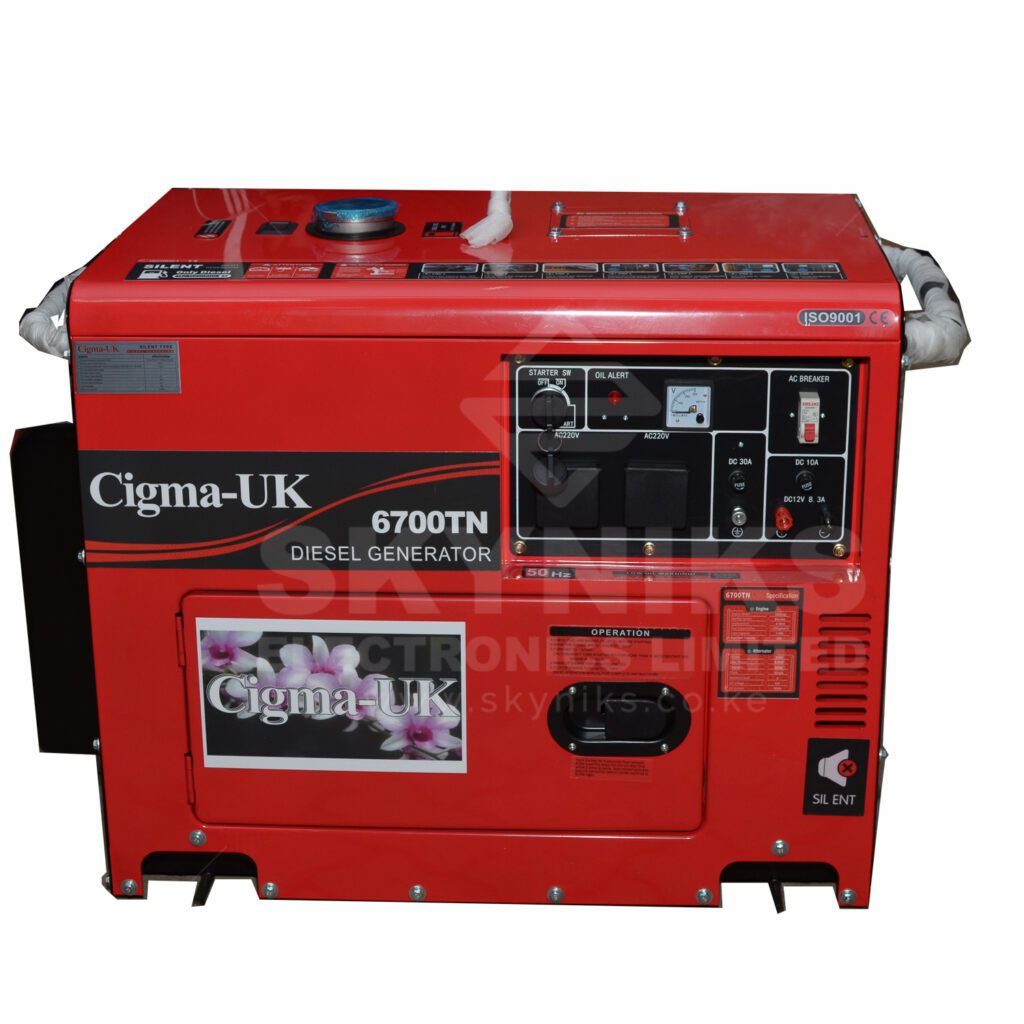 Cigma UK 6700TN Diesel Generator With ATS - Skyniks