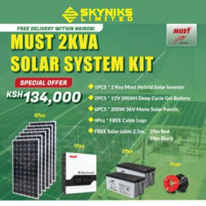 MUST 2KVA SOLAR SYSTEM KIT - Skyniks